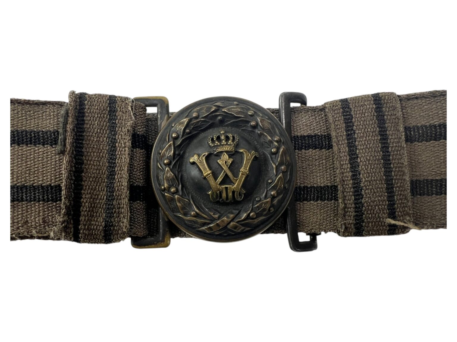 WWI Prussian Officer Brocade Belt and Buckle - Danzig Militaria