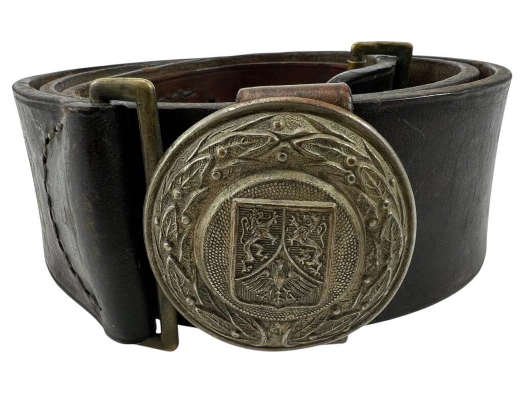 Fire Protection Police Belt and Buckle Land Hessen Nassau - Danzig ...