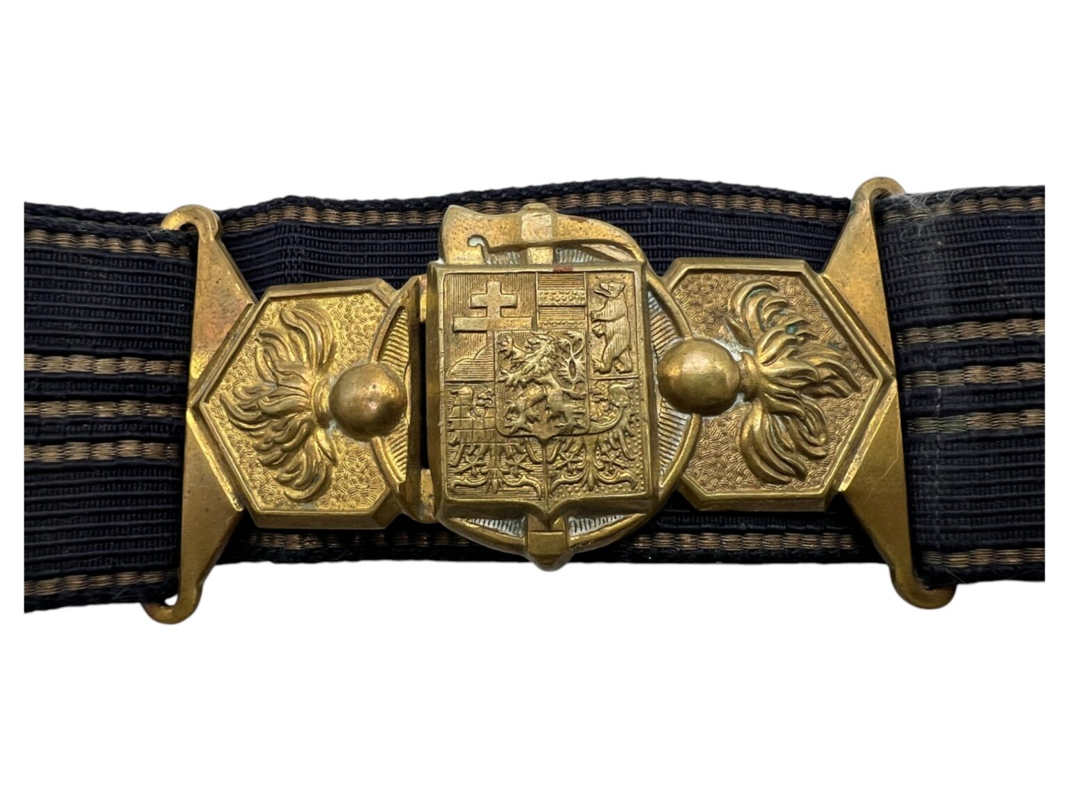 Czechoslovakia dress belt with buckle - Danzig Militaria