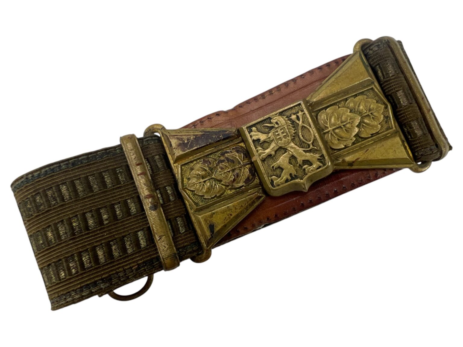 Czechoslovakia dress belt with buckle (2) - Danzig Militaria