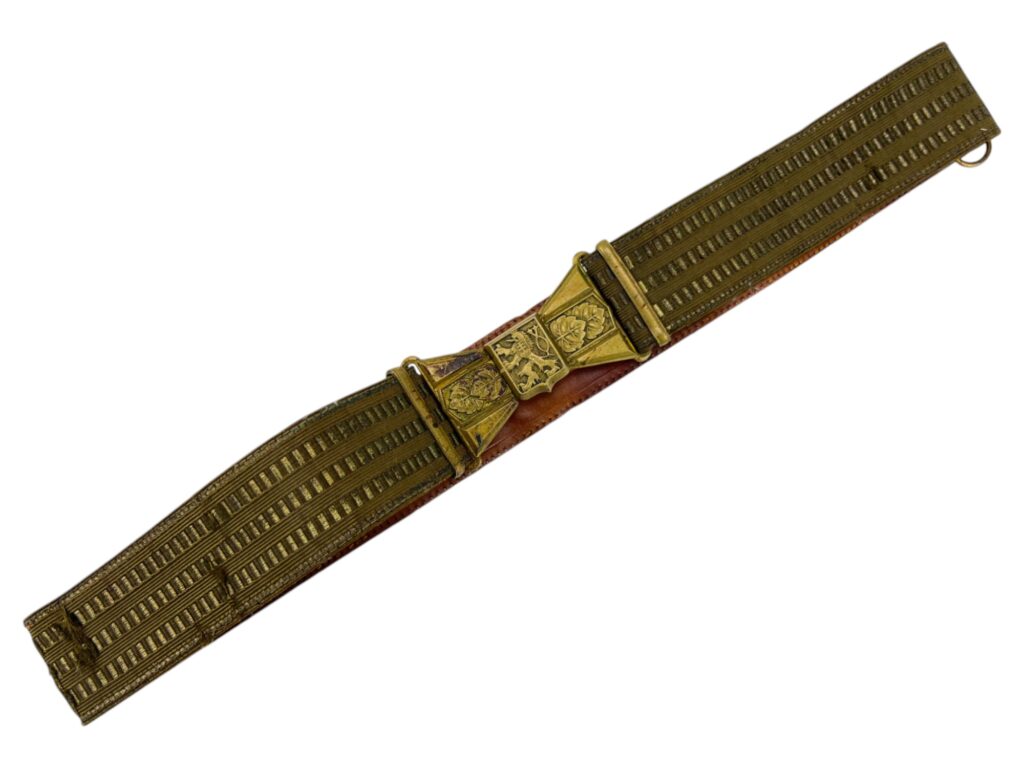 Czechoslovakia dress belt with buckle (2) - Danzig Militaria