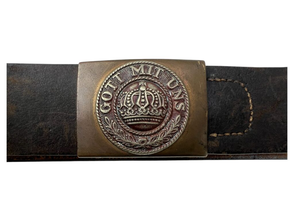 WW1 Imperial belt and buckle 1915 - Danzig Militaria