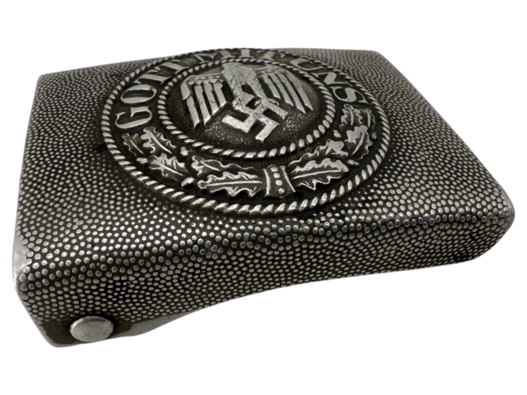 Heer aluminium belt buckle - Danzig Militaria